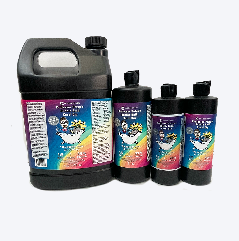 Professor Polyp Bubble Bath Coral Dip – Reef Legends