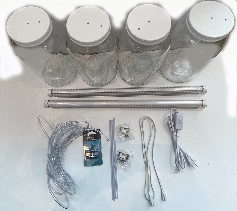 4 Jar Phytoplankton Culturing Kit – Reef Legends